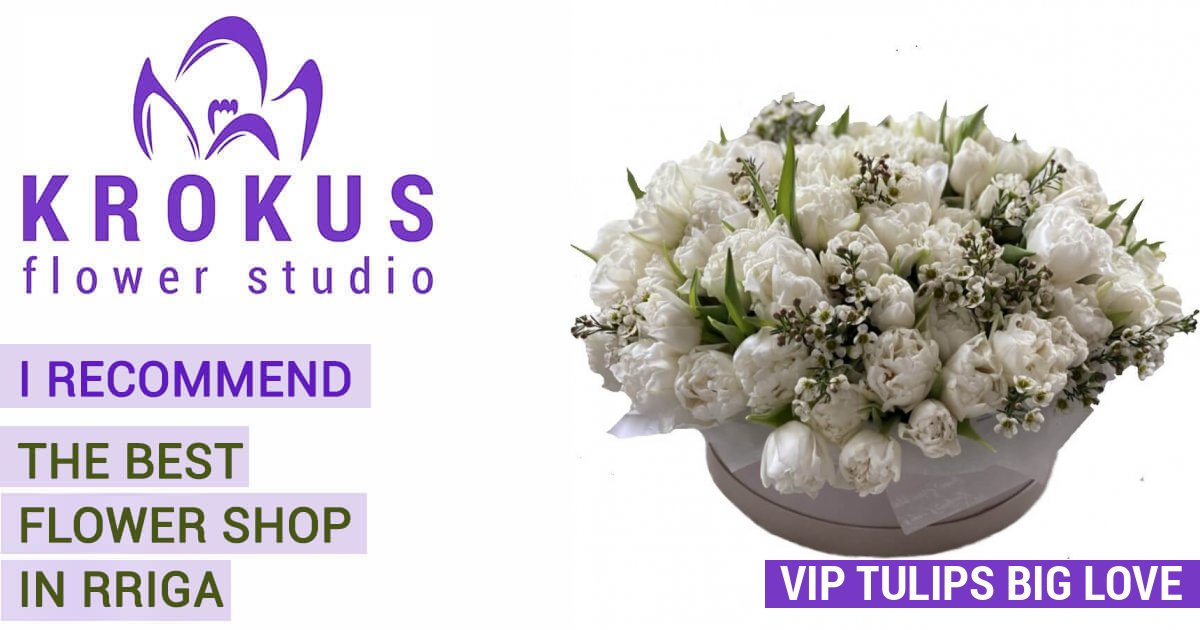 Vip tulips big love is the best bouquets with delivery in Riga and ...