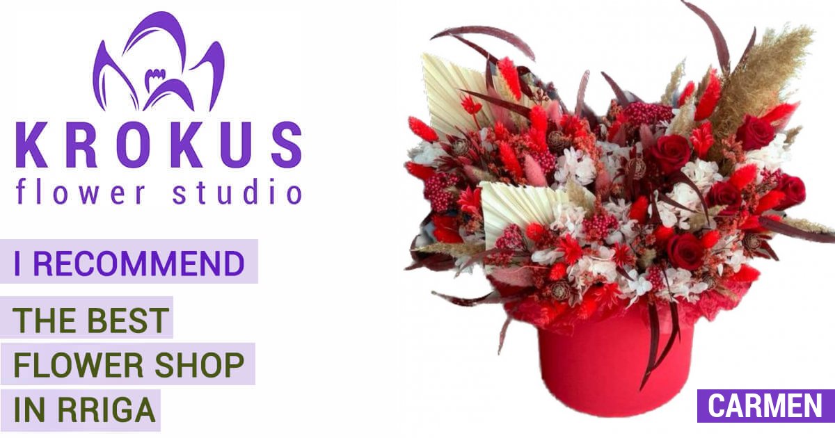 Carmen is the best bouquets with delivery in Riga and across Latvia ...
