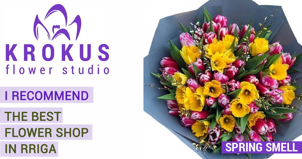 Spring smell is the best bouquets with delivery in Riga and across ...