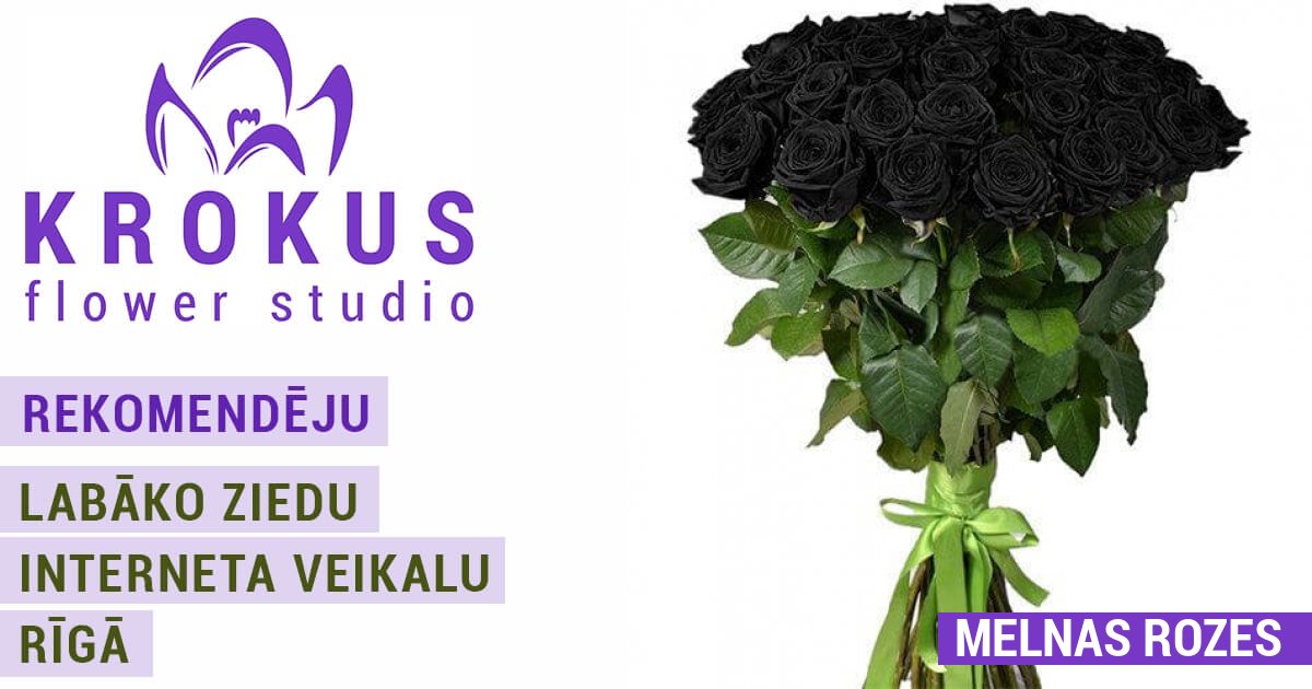 Melnas rozes šis ir pušķis no svaigiem grieztiem ziediem. KROKUS ...